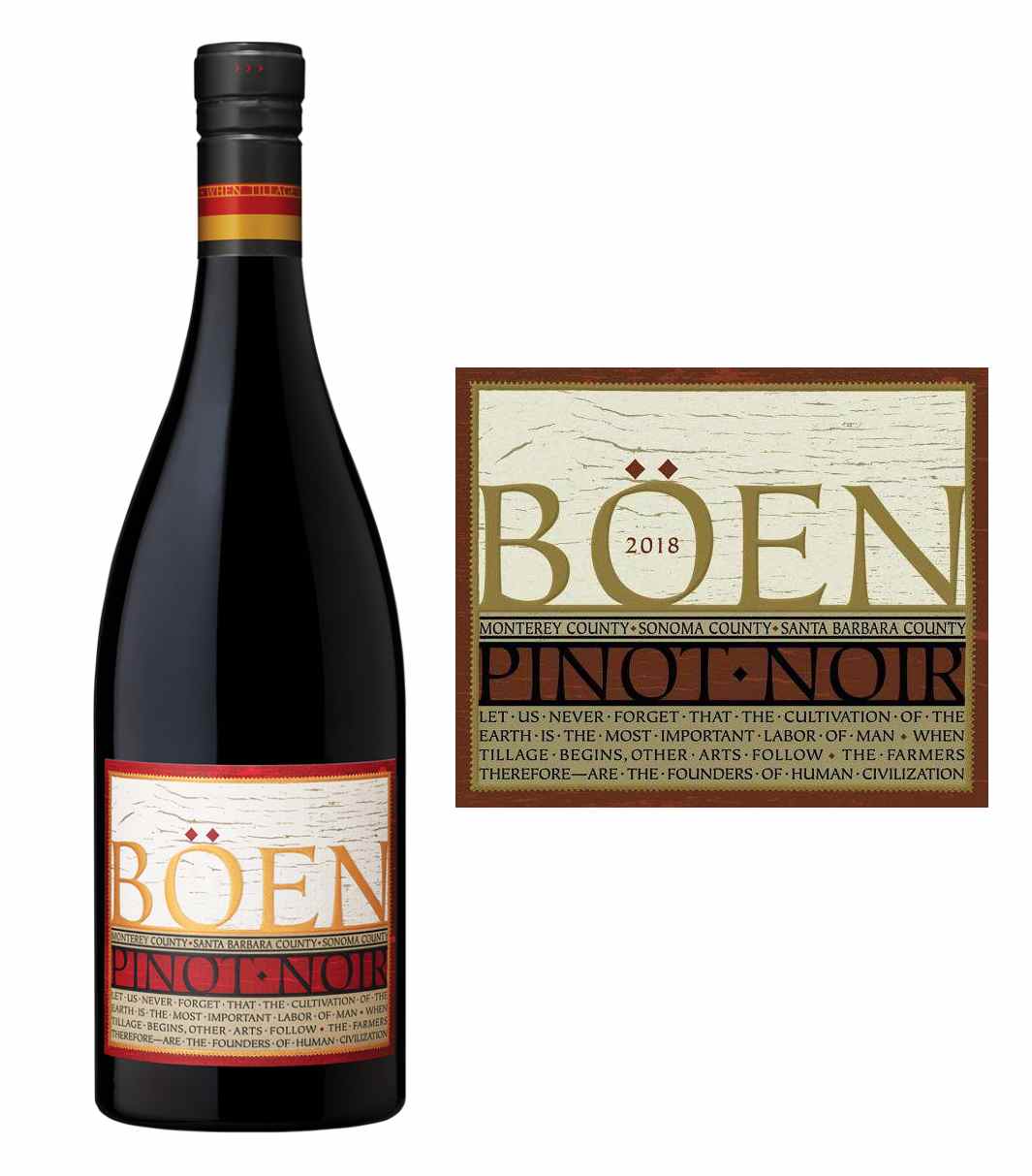Boen Pinot Noir 2023 | Elegant and Refined Red Wine | BuyWinesOnline