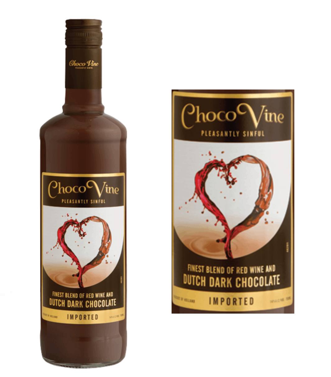 ChocoVine Dutch Dark Chocolate Dessert Wine | Rich and Velvety Dark ...