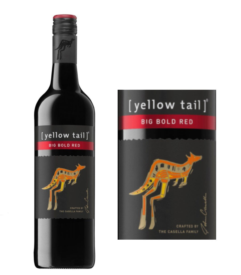 DAMAGED LABEL: Yellow Tail Big Bold Red (750 ml)